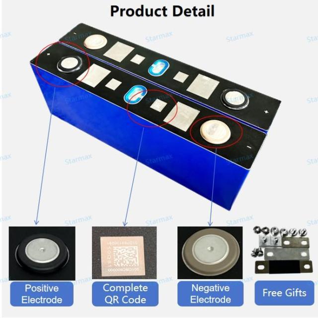 Starmax LISHEN 3.2V 200Ah Lithium Power battery Lifepo4 Battery ...