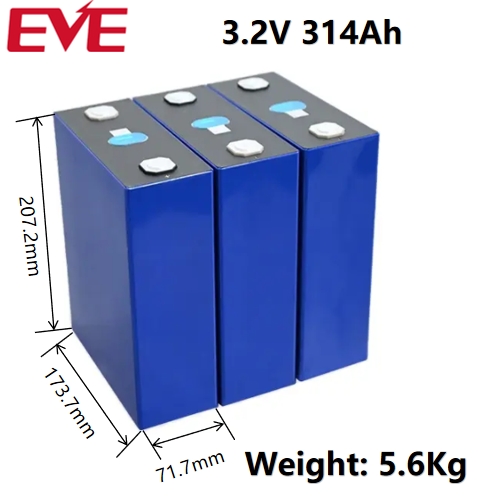 Starmax 8000 Cycle EVE 3.2V 314Ah Lifepo4 Battery Prismatic Cell ...