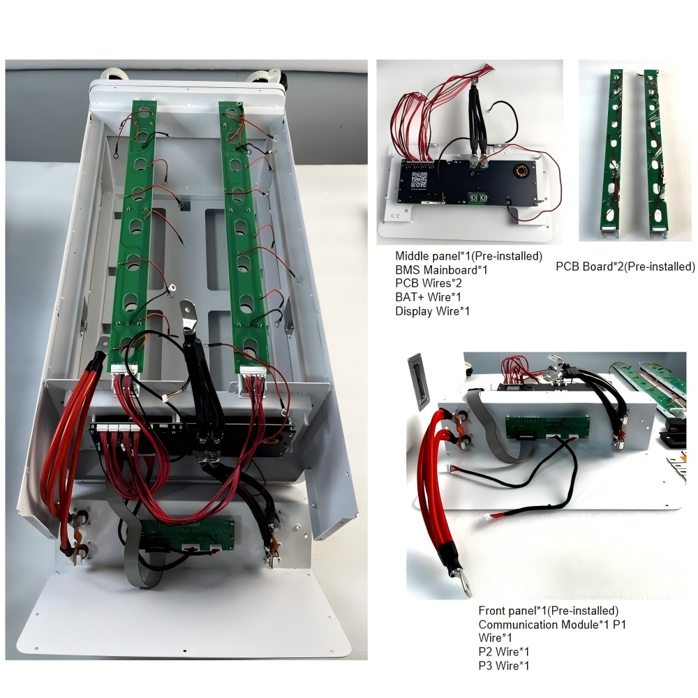 51.2V 48V 16S 314Ah 300Ah 280Ah Semi-Finished Vertical LifePo4 Battery ...