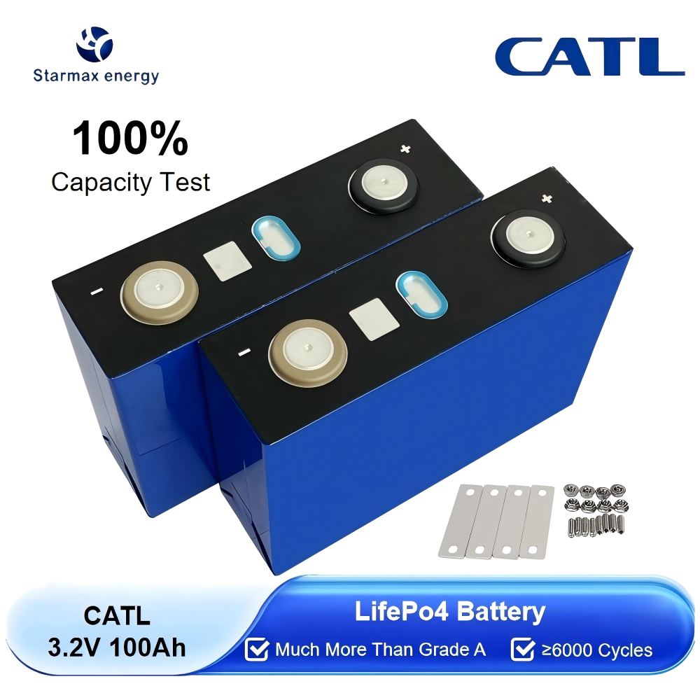 CATL 3.2V 100Ah lithium ion battery 3.2V lifepo4 prismatic battery for home solar energy storage EV