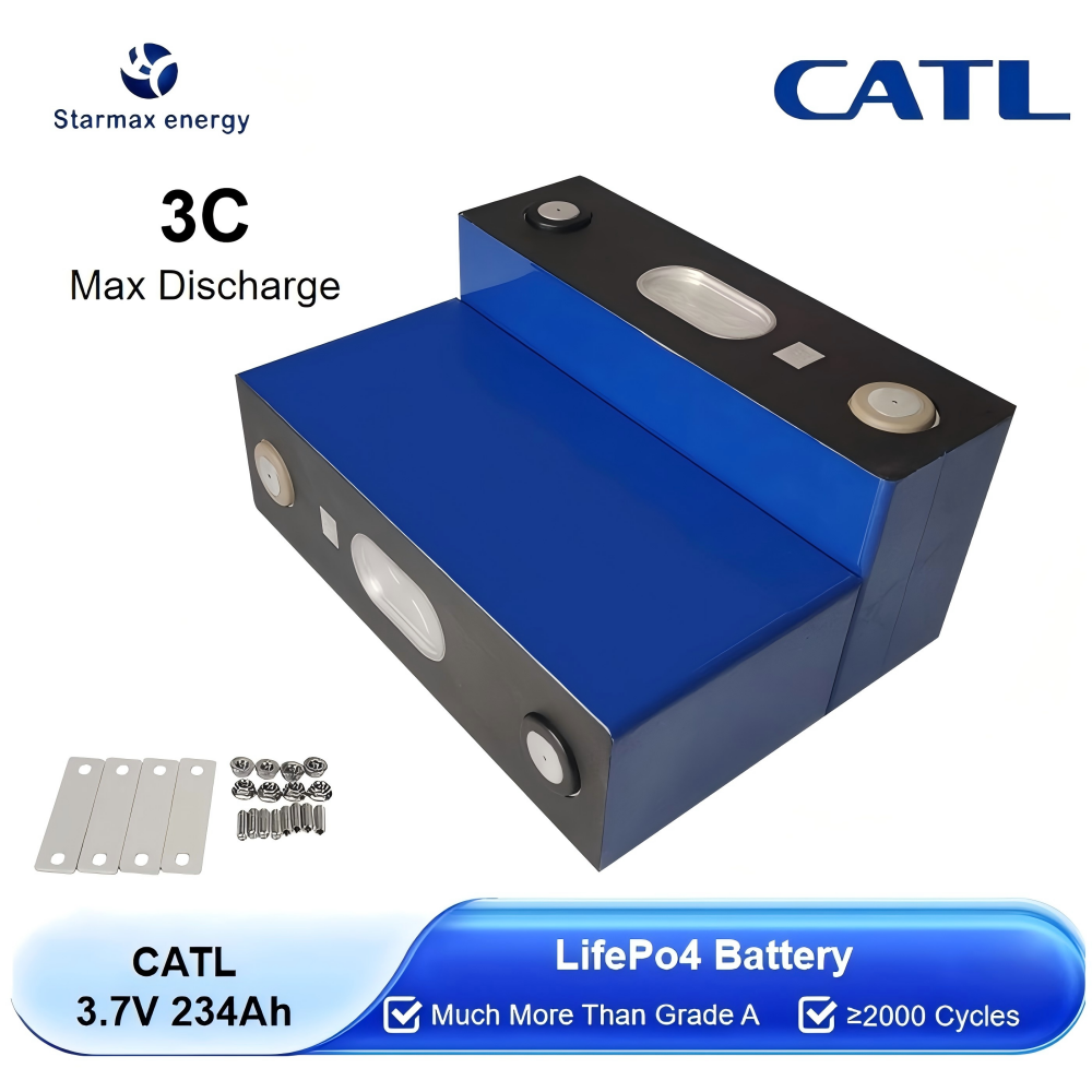 Starmax Catl 234Ah 3.7V Solar Battery 3.7V 234Ah Catl Car NMC Lithium Batteries for Energy ...