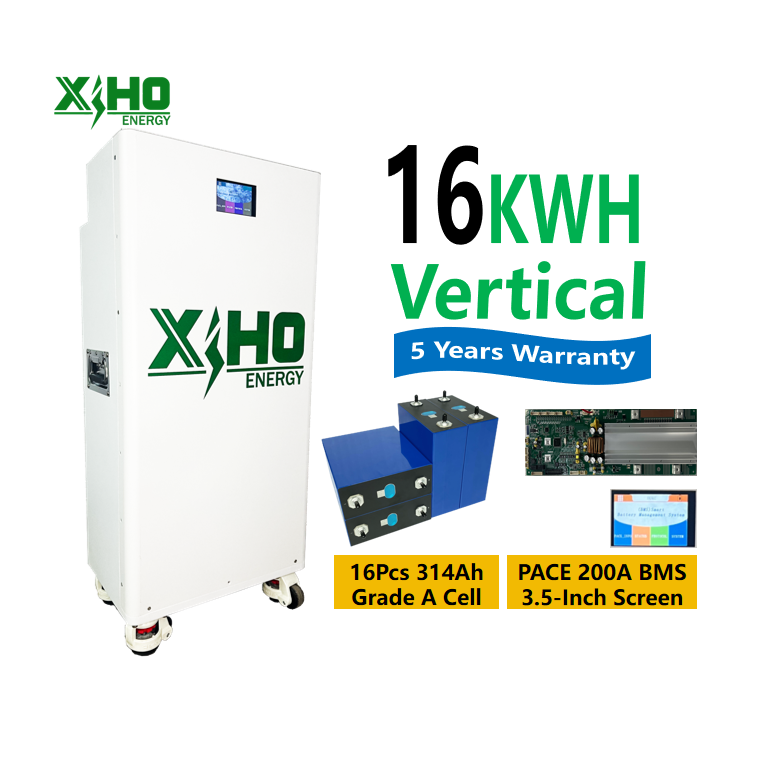 OEM ODM 16Kwh 51.2V 314Ah Floor-Standing Lithium Ion Battery Pack Grade ...