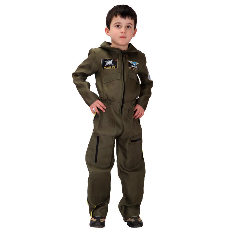 Custom Wholesale Boys Army Cosplay Costume