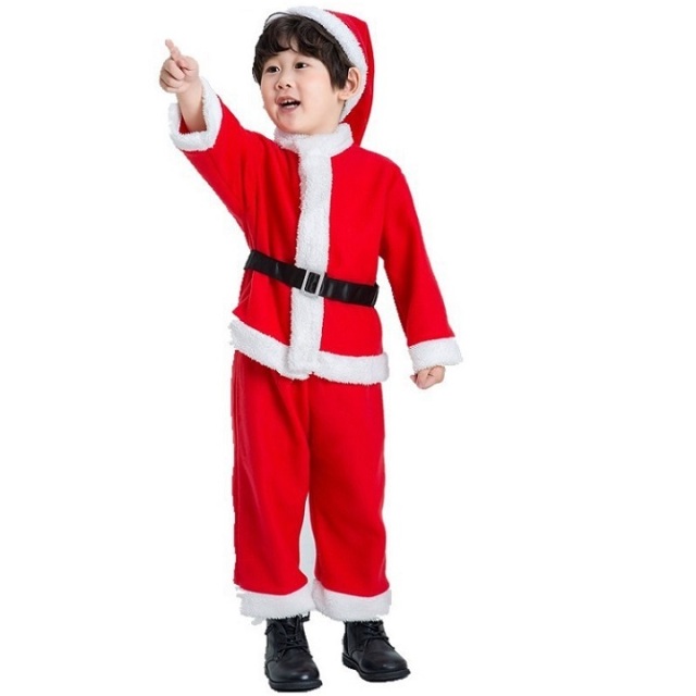 Wholesale Customized Children's Santa Claus Costume
