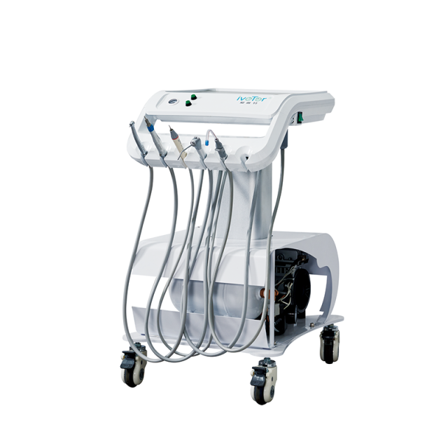 Portable Dental Cart with Adjustable Height