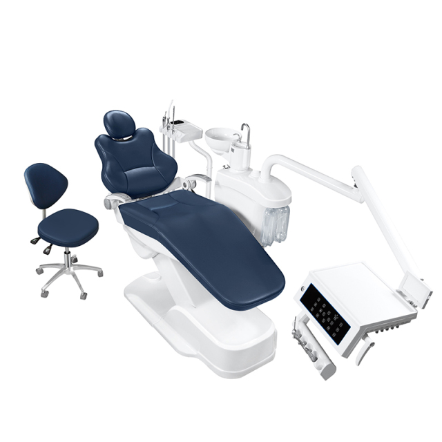 Jingle Med Electric Dental Chair Unit with Adjustable Headrest and ...