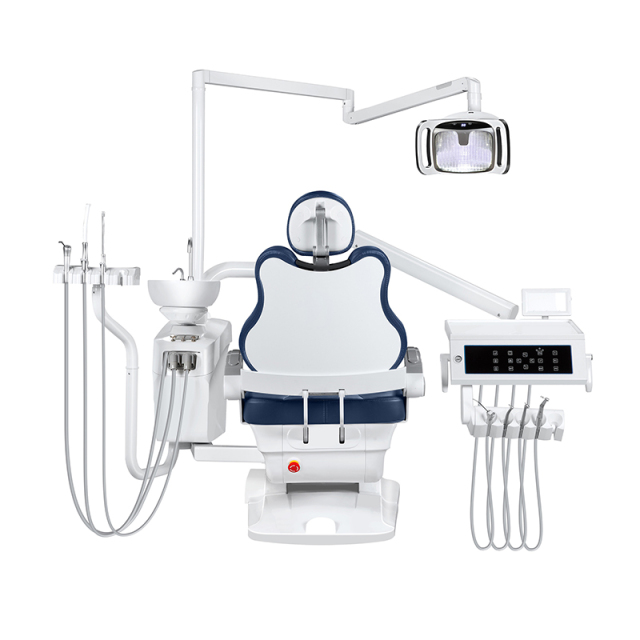Jingle Med Electric Dental Chair Unit with Adjustable Headrest and ...