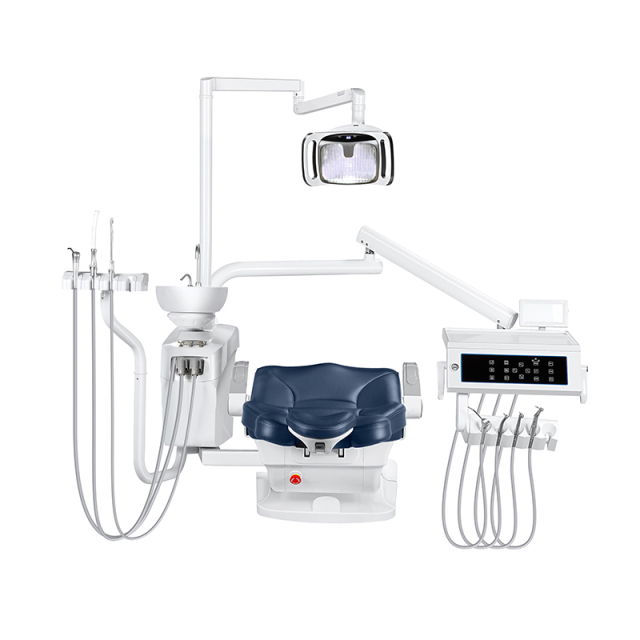 Jingle Med Electric Dental Chair Unit with Adjustable Headrest and ...
