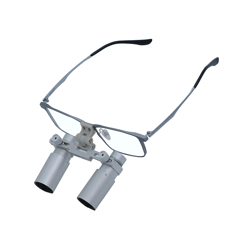 Flip Up Dental Loupes 5.0x – Adjustable Magnification Loupes with ...