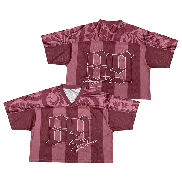 Embroidery Fans Mesh Football Jersey || Custom Street Wear