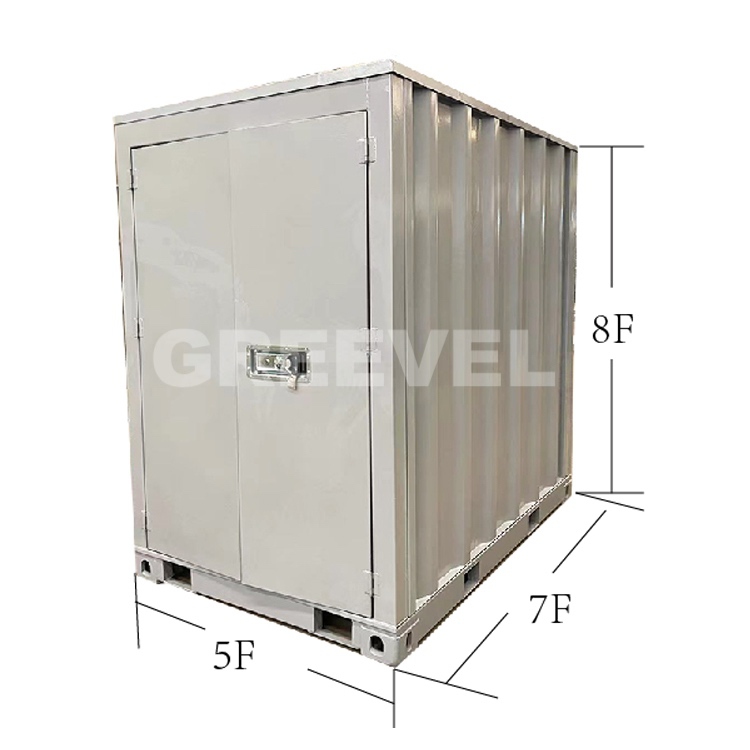 GREEVEL Flat Pack shipping container with single door for sale