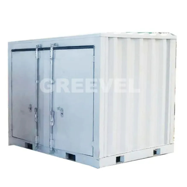 GREEVEL Custom Flat Pack Shipping Container with container door for sale
