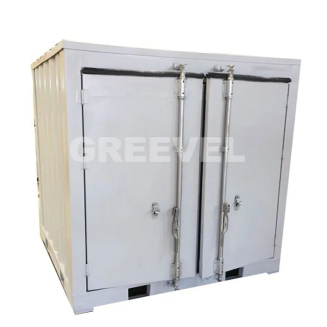 GREEVEL Custom Flat Pack Metal Storage Container with container door ...