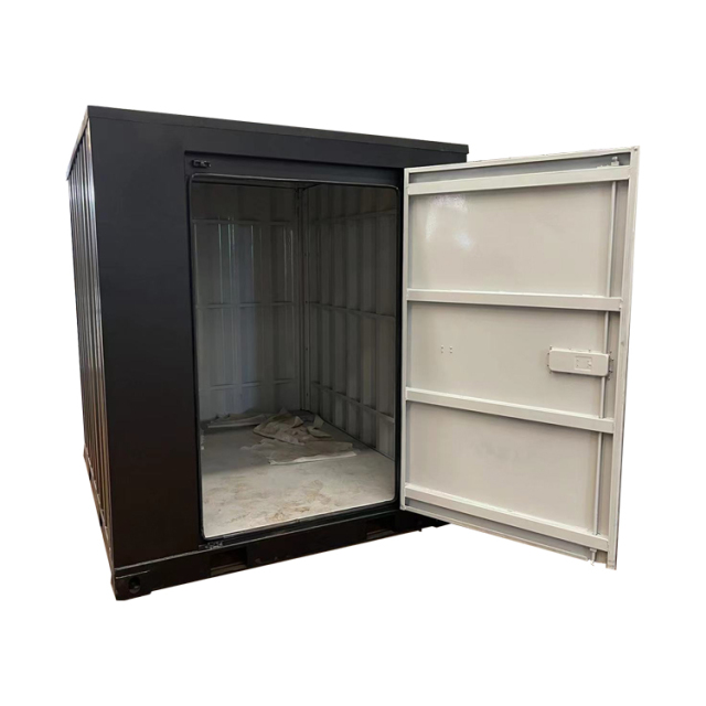 GREEVEL flat pack metal storage containers with single door for sale