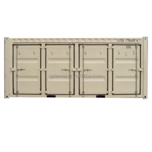 Greevel 20 ft Shipping Container with 4 Open Side Single Doors for Sale