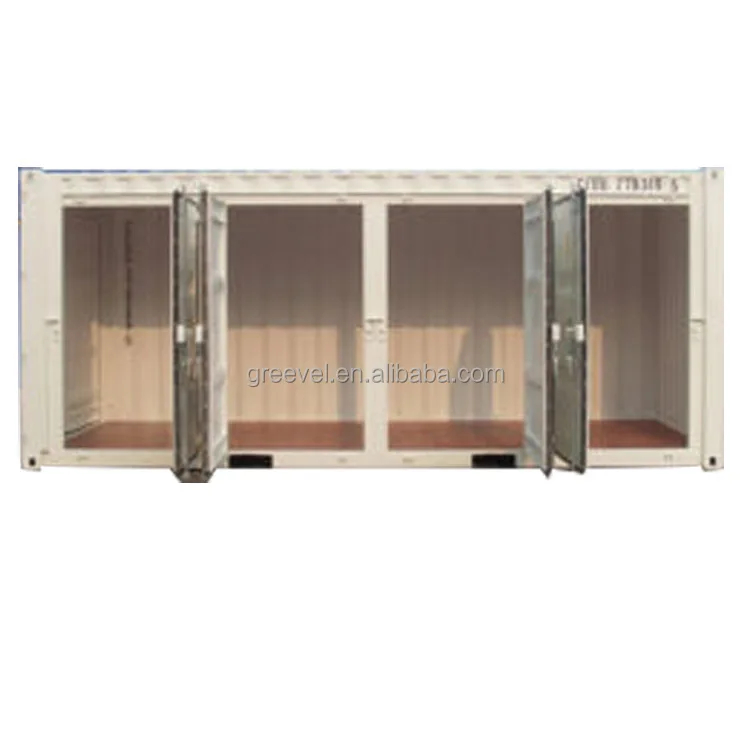 Greevel 20 ft Shipping Container with 4 Open Side Single Doors for Sale