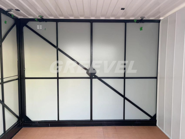 Greevel Customized Mobile Foldable Prefab Steel Portable Roller Shutter Door 20ft Self Storage ...