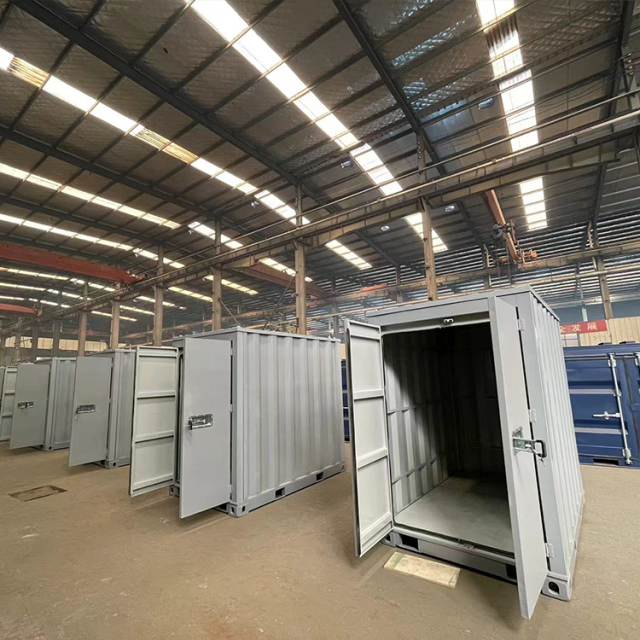 Easy Assembly Flat-Pack Steel Insulated Self Storage Container Unit