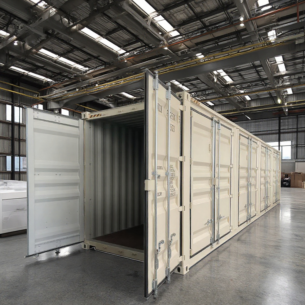 Maximizing Efficiency with Storage Shipping Containers Featuring Four ...
