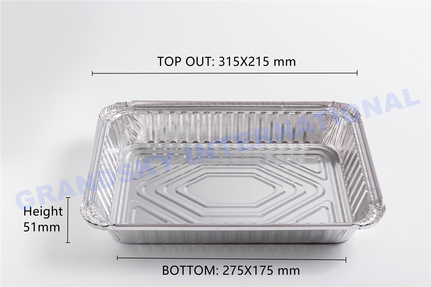 Aluminium Foil 4LB Oblong Pan