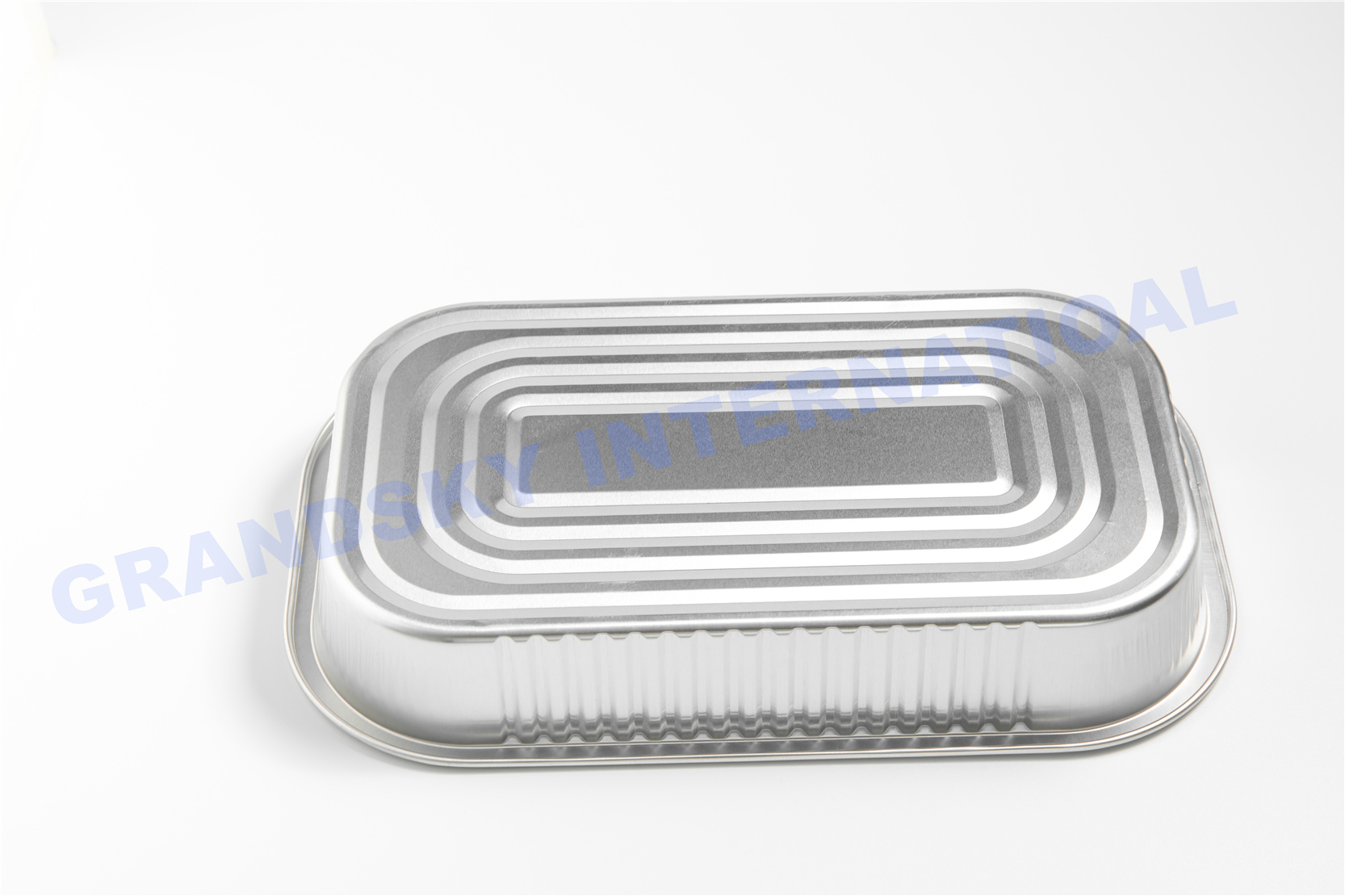 7" Round Aluminium Foil Container with Lid