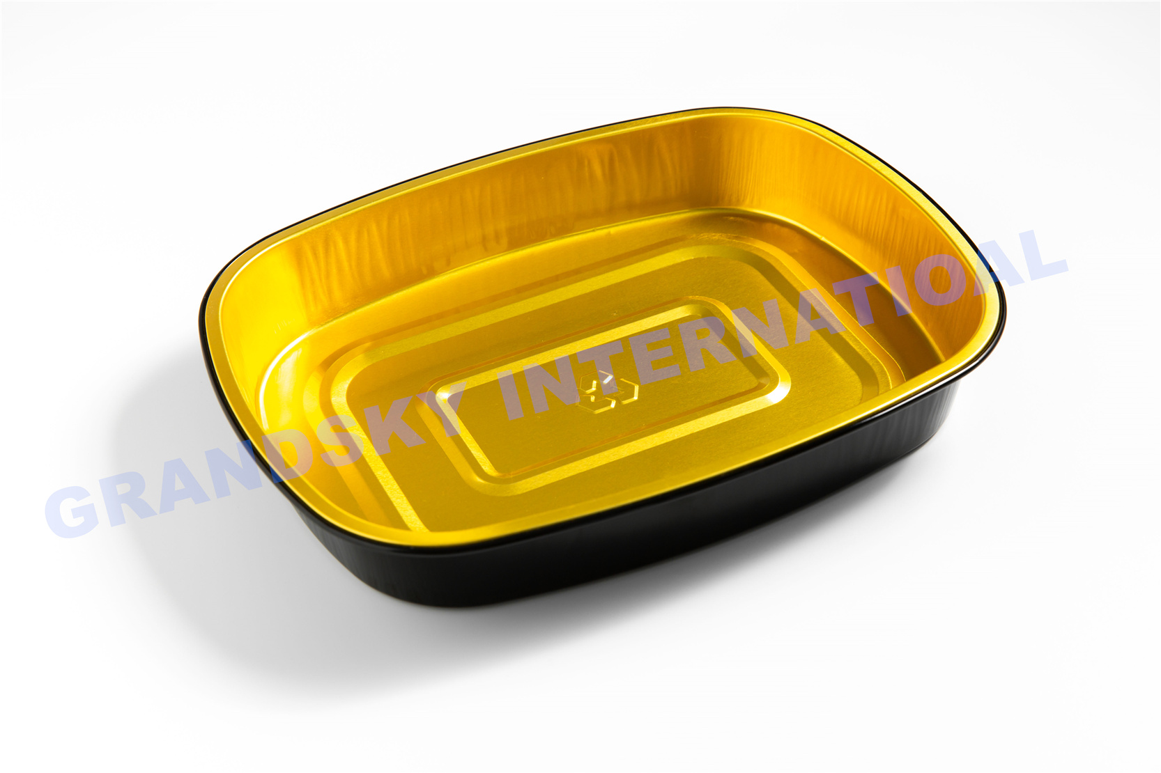 Smooth Wall Container Black Gold Extra Large - Aluminium Foil Container ...