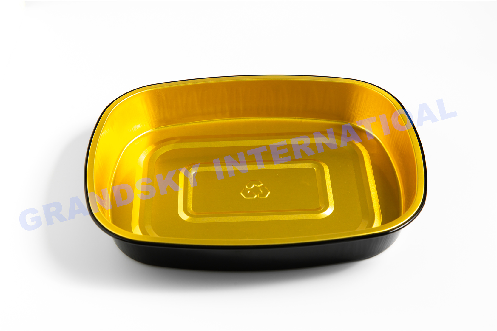 Smooth Wall Container Black Gold Extra Large - Aluminium Foil Container ...