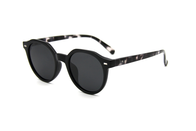 RIANOVA Round frame polarized sunglasses sun shading 1855