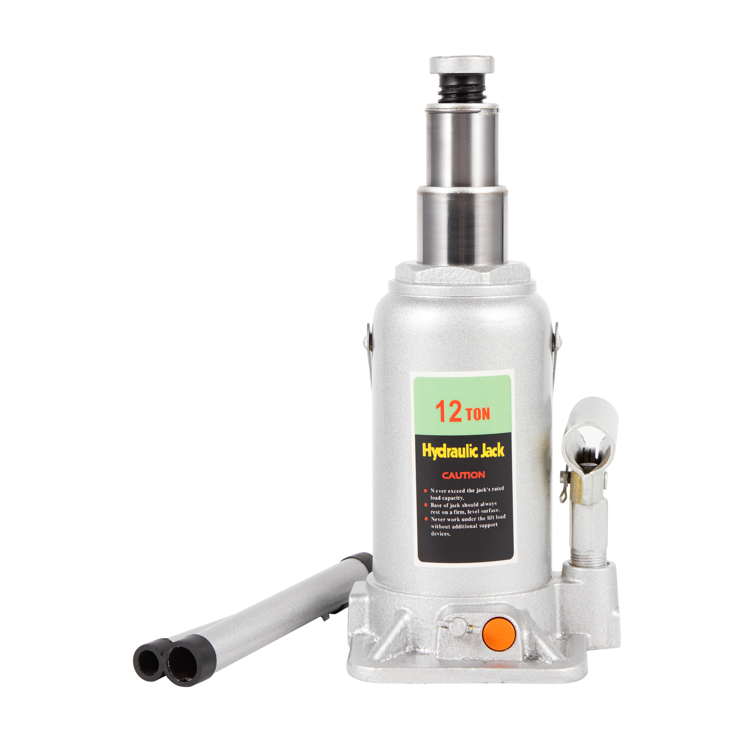 Hydraulic double lift bottle jack, 12T, Lifting range: 230-500mm