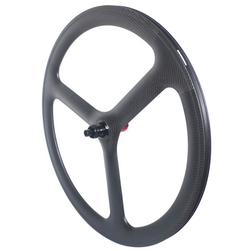 tri spoke carbon wheels disc brake