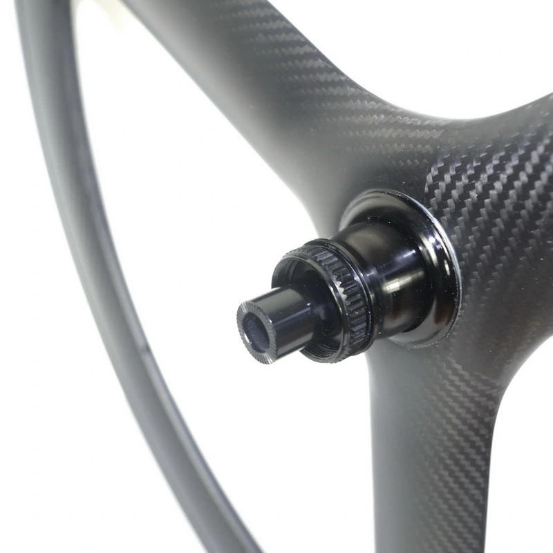 tri spoke carbon wheels disc brake