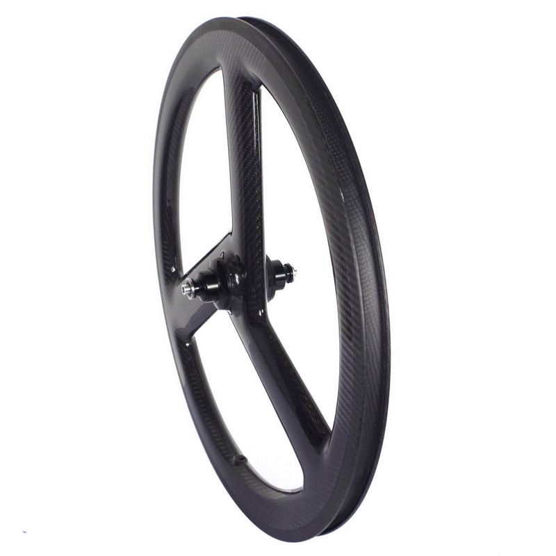 20 inch tri spoke carbon wheels disc brake or rims brake