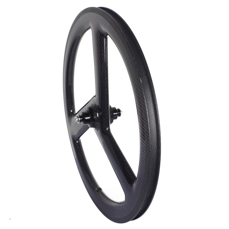 20 inch tri spoke carbon wheels disc brake or rims brake