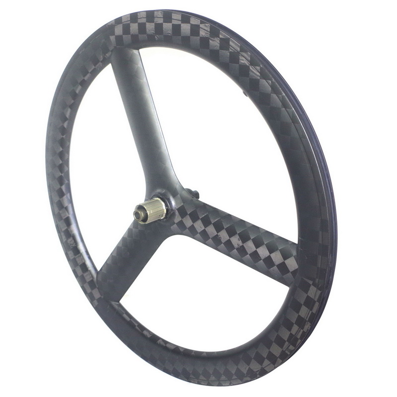 2019 tri spoke road carbon wheels disc clincher or tubular