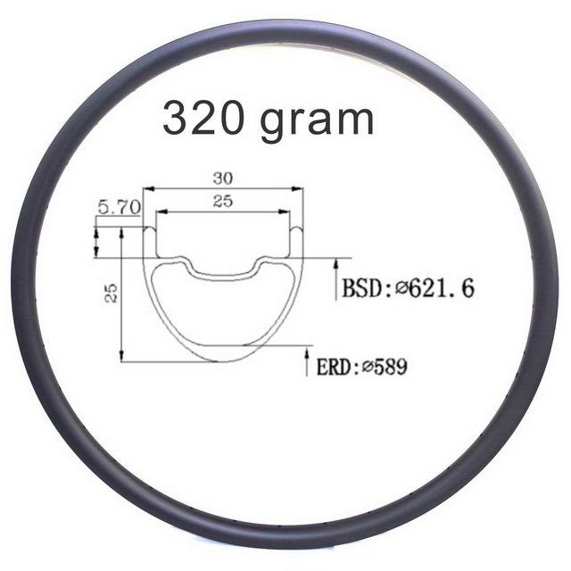 super light mtb carbon rims 29er 30mm width tubeless 25mm depth