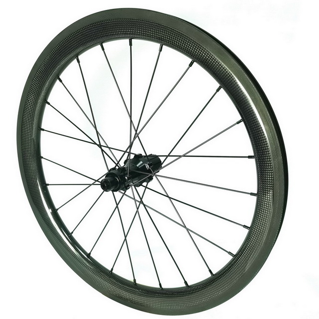 20 Inch 451 Carbon Wheels Rims V Brake Tubless Clincher Folding Bicycle ...
