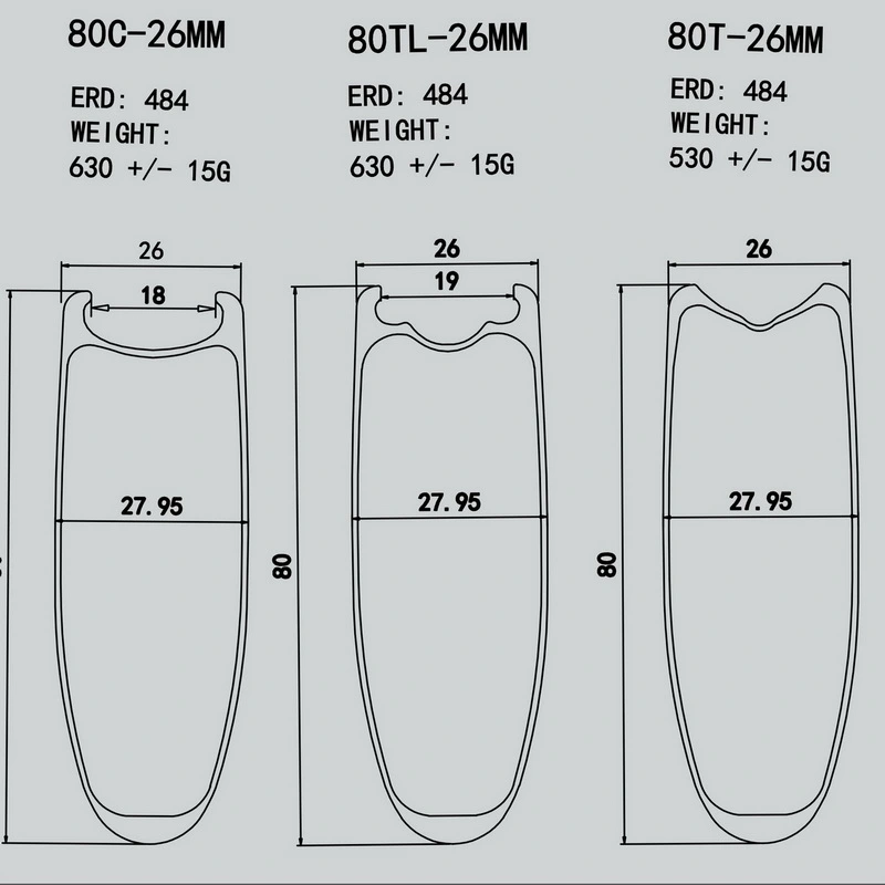 700C Road Carbon Rims 90MM Clincher Tubular Tubeless Disc Brake ...