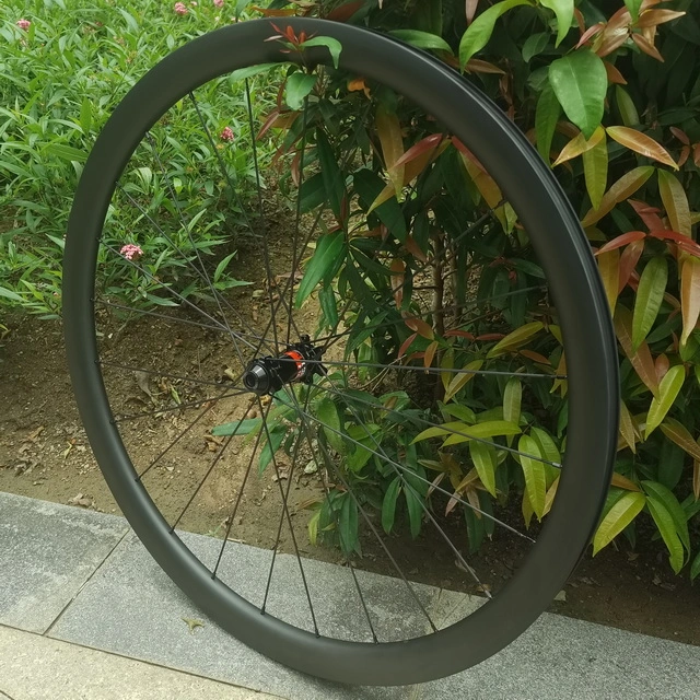 Carbon Spokes Road Gravel Bike Wheels Super Light Toray T800 30mm 35mm ...