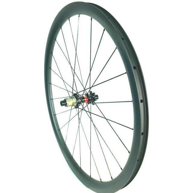Carbon Spokes Road Gravel Bike Wheels Super Light Toray T800 30mm 35mm ...