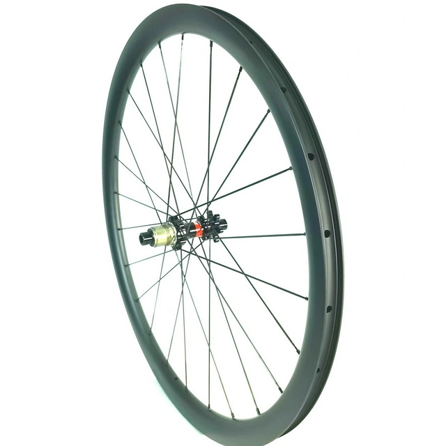 Carbon Spokes Road Gravel Bike Wheels Super Light Toray T800 30mm 35mm ...