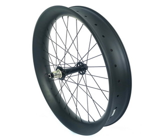 26ER Fat Bike Carbon Wheelset 90mm Width Tubeless Hookless 85mm ...