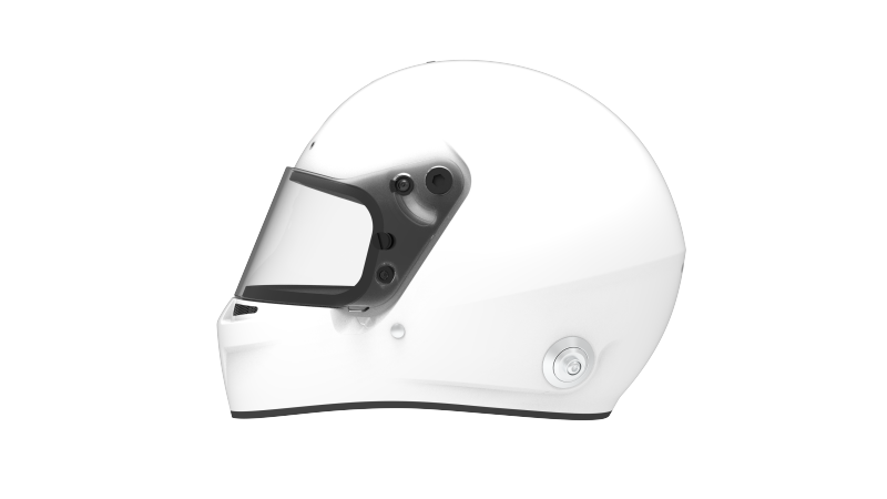 helmet with hans posts