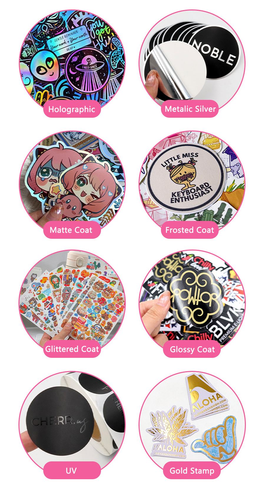 Unique Custom Stickers | Design & Print Your Own Stickers