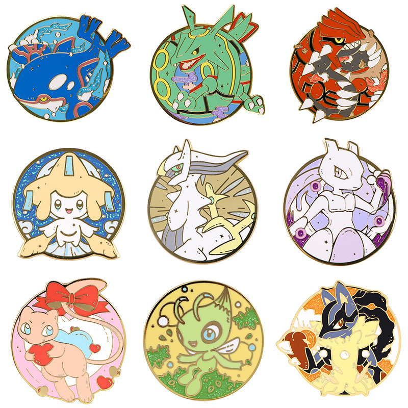 Legendary Pokémon Pin Collection by Pinrealm