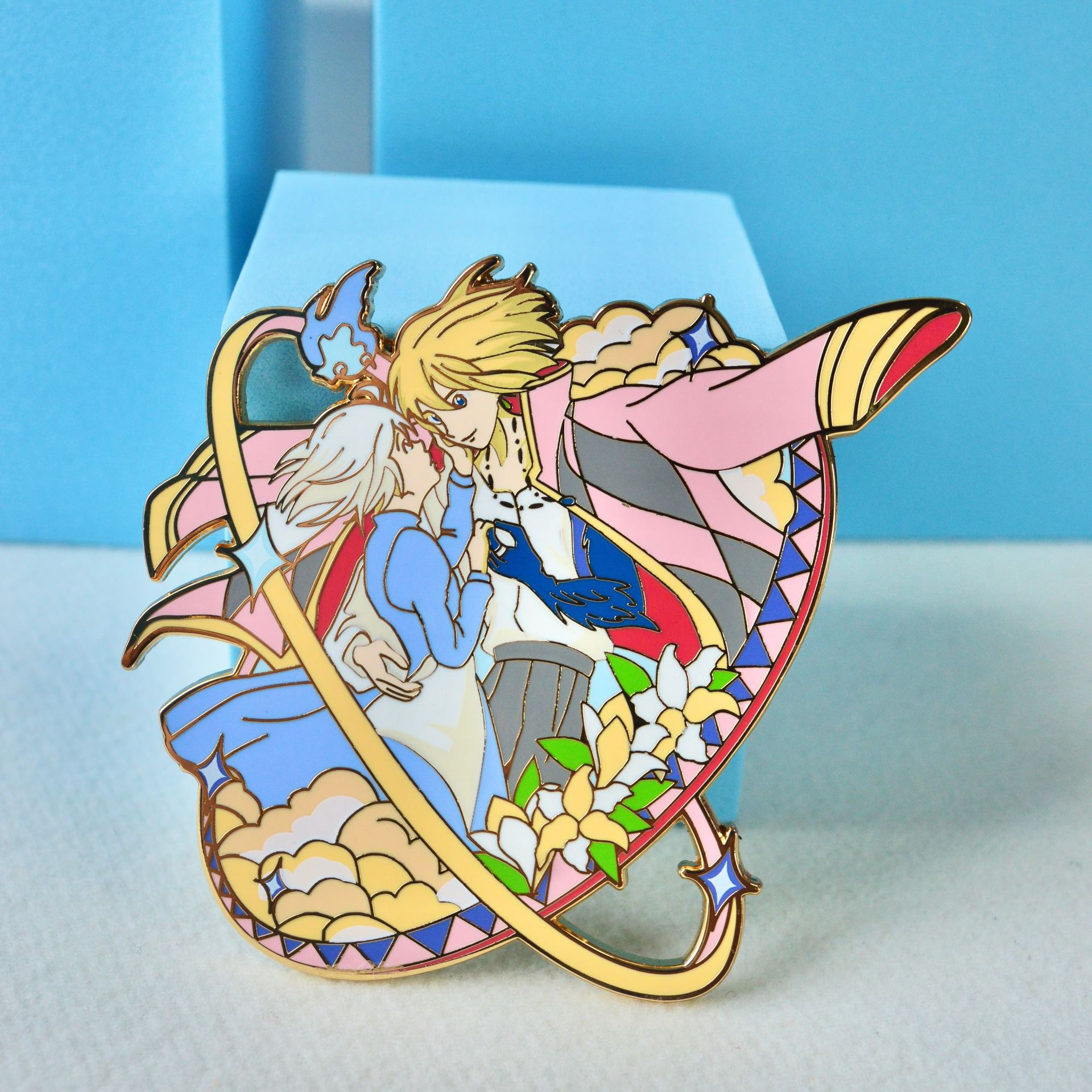 Sophie & Howl Dance Hard Enamel Pin – Howl's Moving Castle Collectible Pin