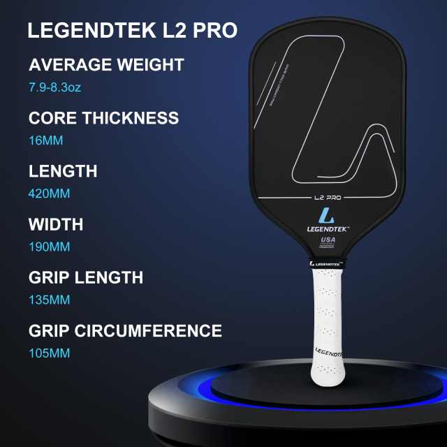 LEGENDTEK Pickleball Paddles , Carbon Friction Surface Pickleball ...