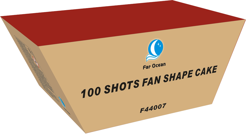 100 Shots Fan Shape Cake