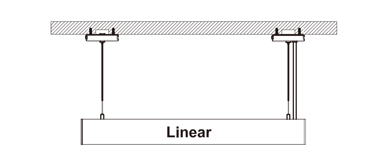 LED Linear Slot Light