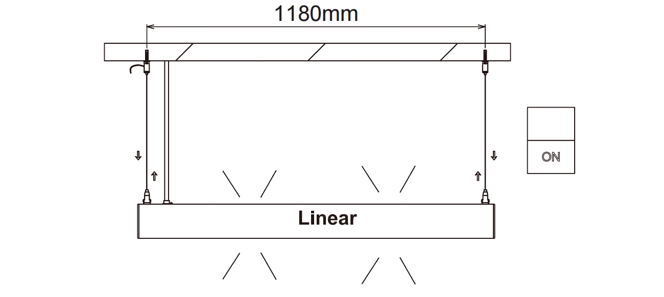 LED Linear Slot Light