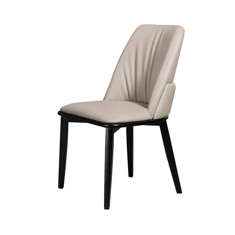 SOF Modern Simple PU Leather Dining Chair